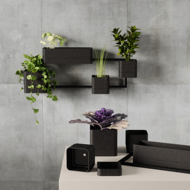 Wall Planter Cubiko Umbra