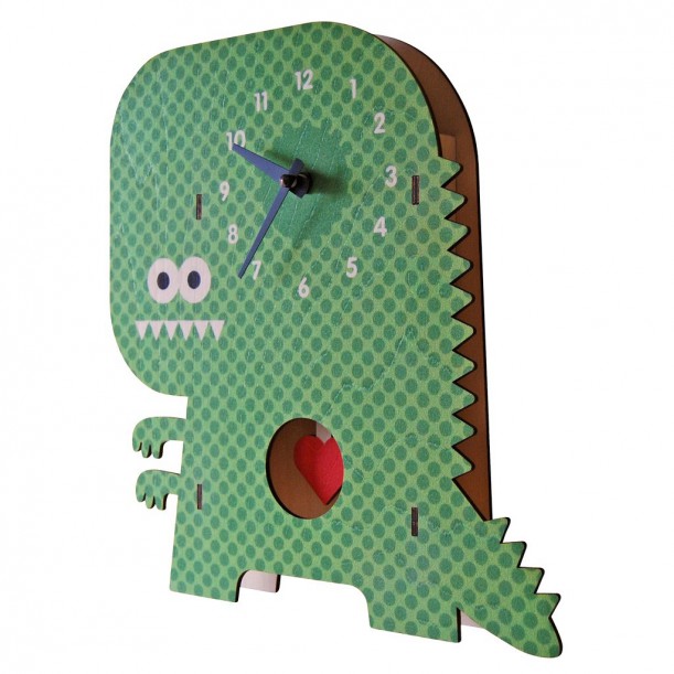 Godzilla Pendulum Clock for kids by Modern Moose