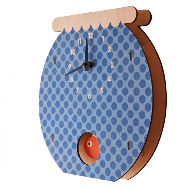 Fishbowl Pendulum Clock for kids by Modern Moose